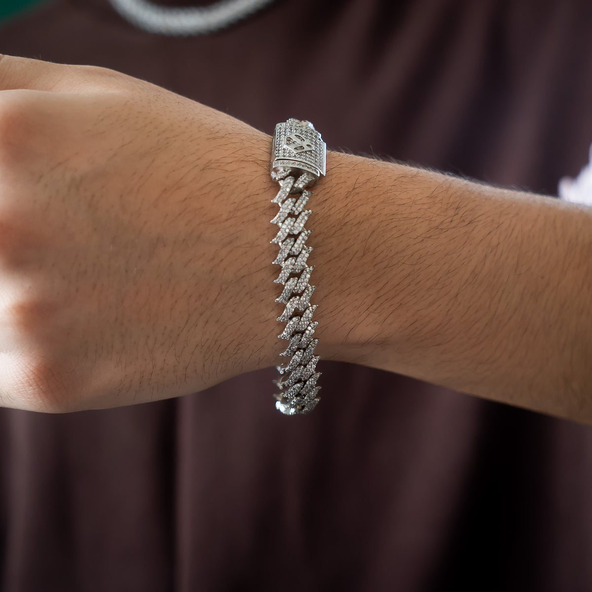 Iced Cuban Spike 12mm Bracelet – LuxeXotic