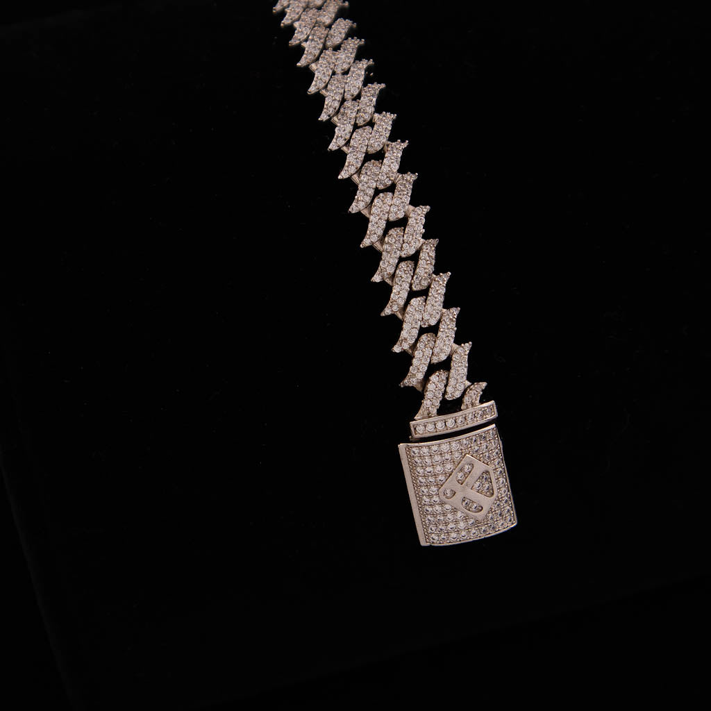 Iced Cuban Spike 12mm Bracelet – LuxeXotic